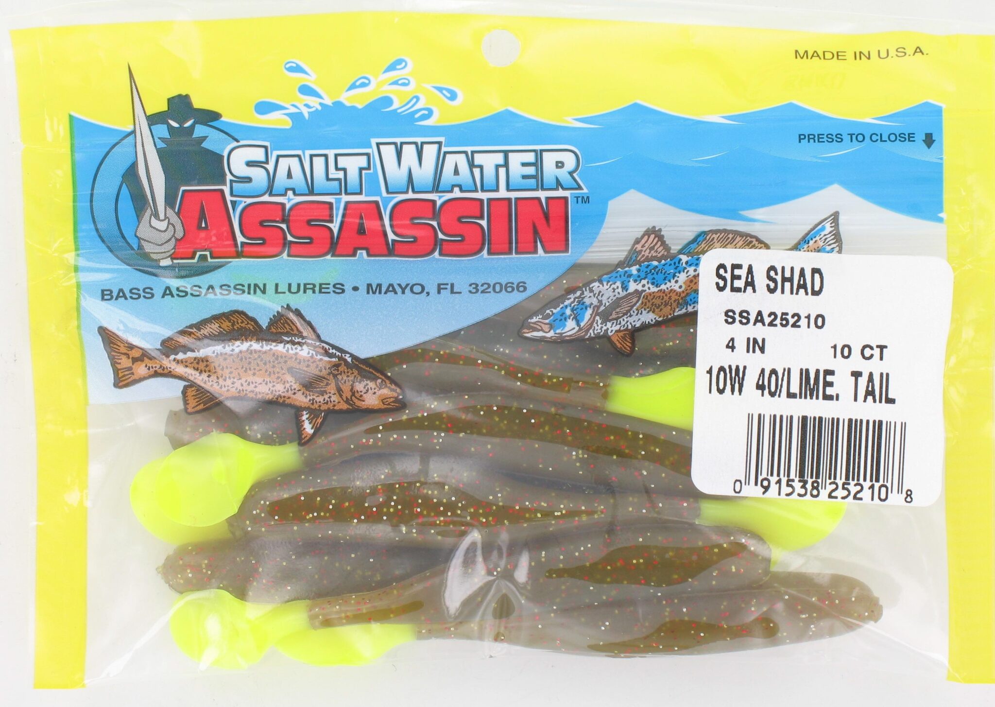 Bass Assassin / Walleye Assassin 4-inch Sea Shads - Ahoy Hengelsport